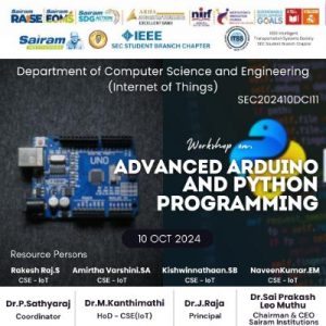 Advanced Arduino And Python Programming on 10-10-2024 – Internet of ...